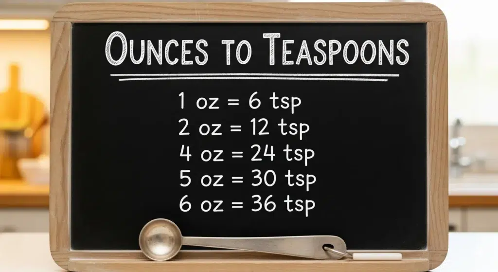 Master Of Ounces to Teaspoons Converter: 2 Sec Fastest Tool